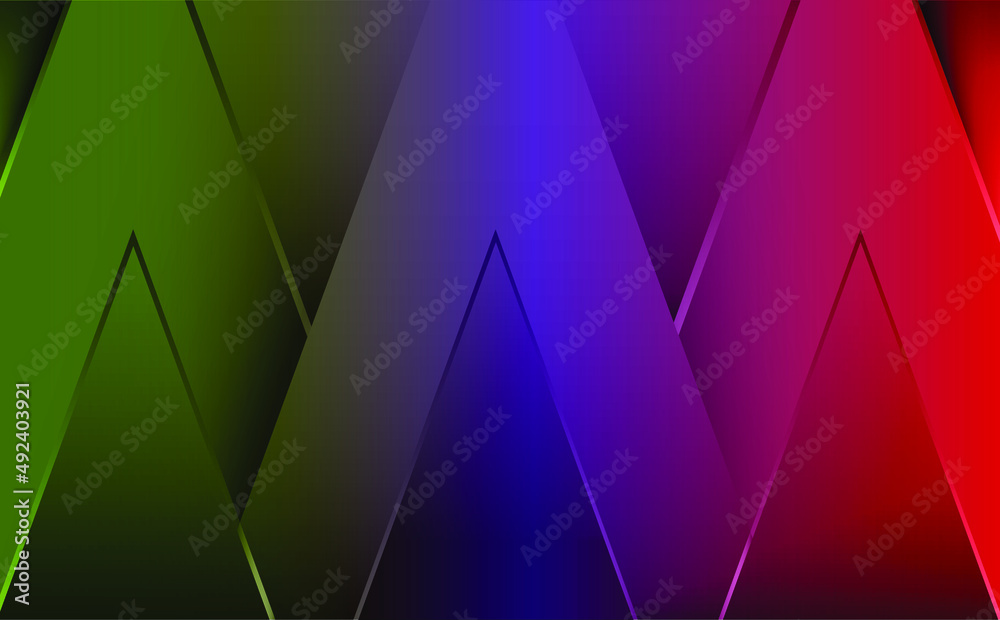 gradient shaded triangles artistic shapes background Stock Vector ...