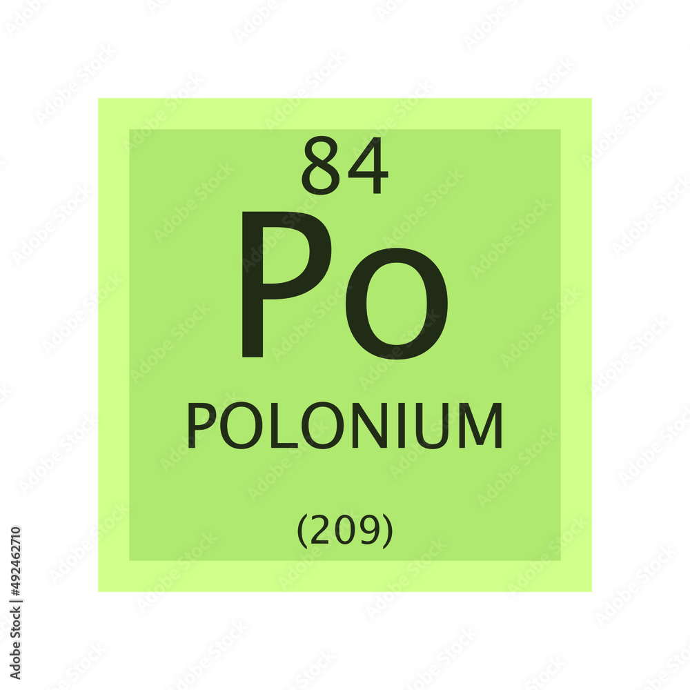 Po Polonium Post transition metal Chemical Element Periodic Table ...