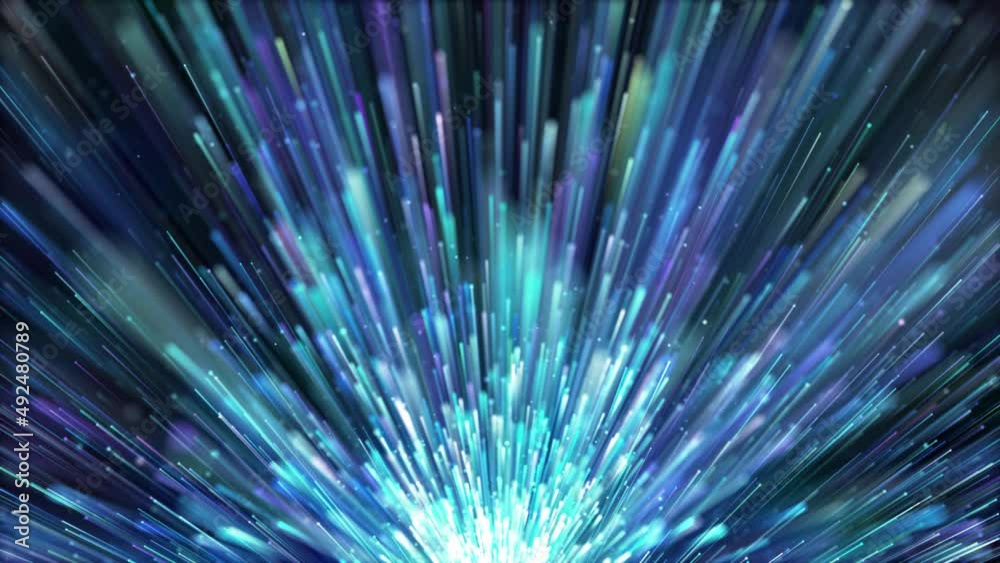 Blue particles light rising is a spectacular motion graphics background ...