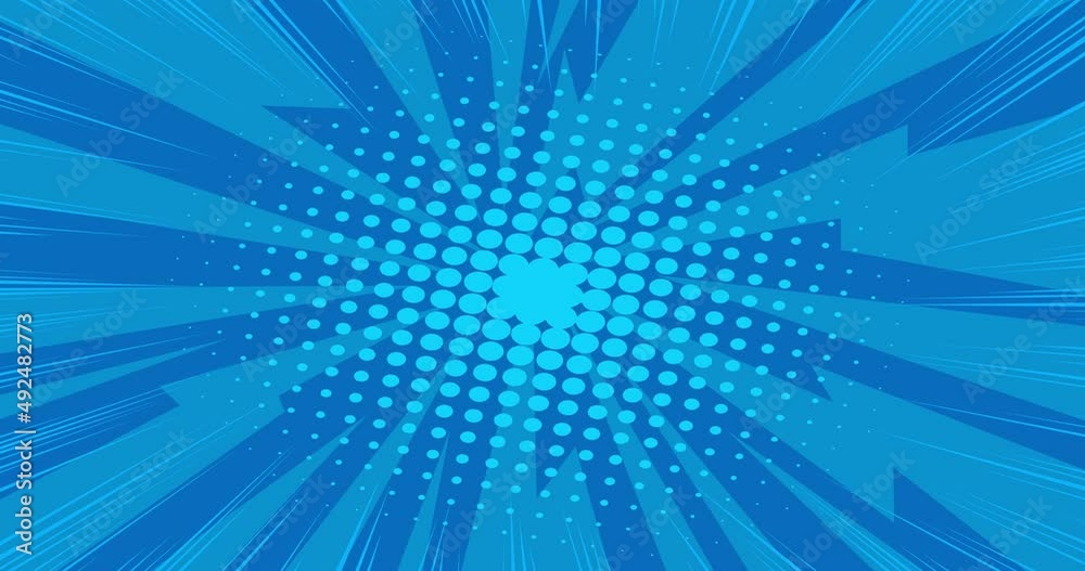 Retro comic style background. Manga cartoon backdrop stock video. Pop ...