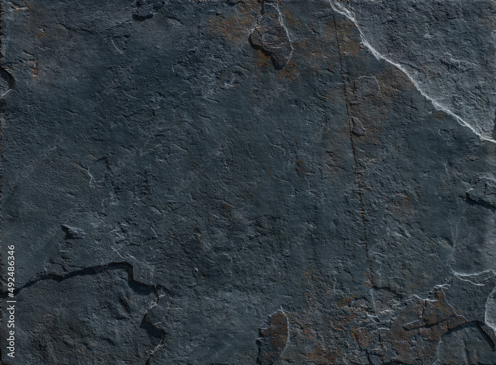 Dark natural stone slate texture Stock Photo | Adobe Stock