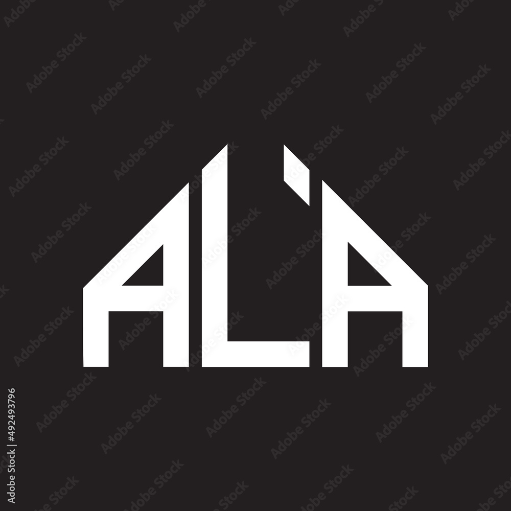 ALA letter logo design. ALA monogram initials letter logo concept. ALA ...