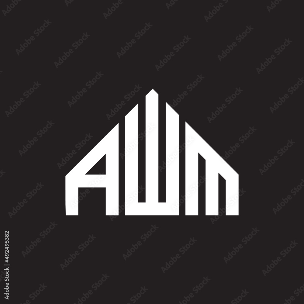 AWM letter logo design. AWM monogram initials letter logo concept. AWM ...