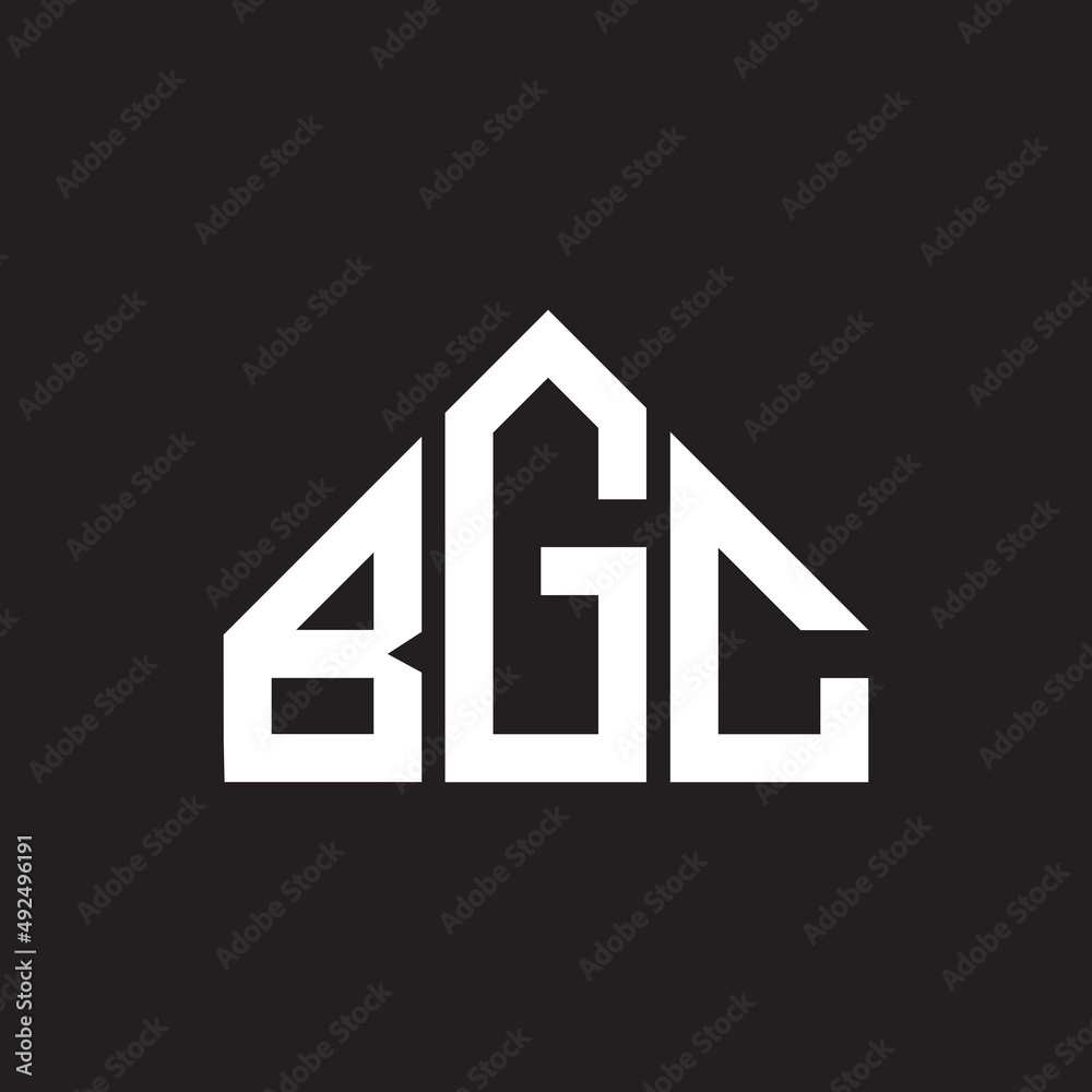 BGC letter logo design. BGC monogram initials letter logo concept. BGC letter design in black ...