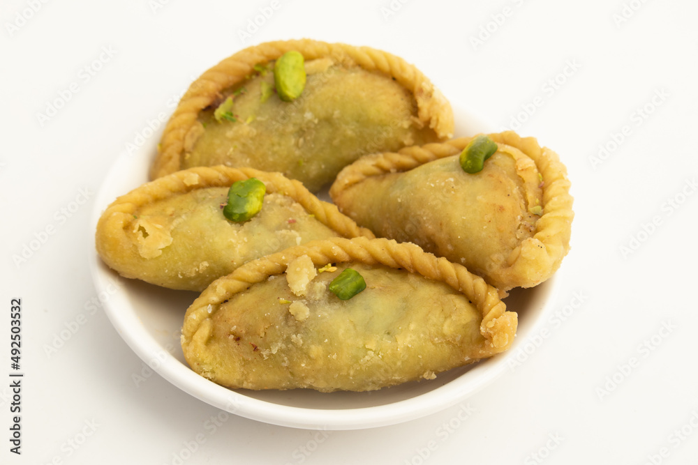 Thandai Gujia Mithai Also Called Gujiya Handpies, Pirukiya, Pirukia ...