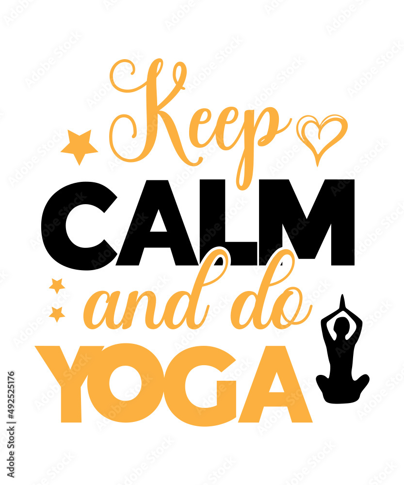 Yoga SVG bundle by Oxee, yoga quotes svg, girl yoga silhouette svg ...