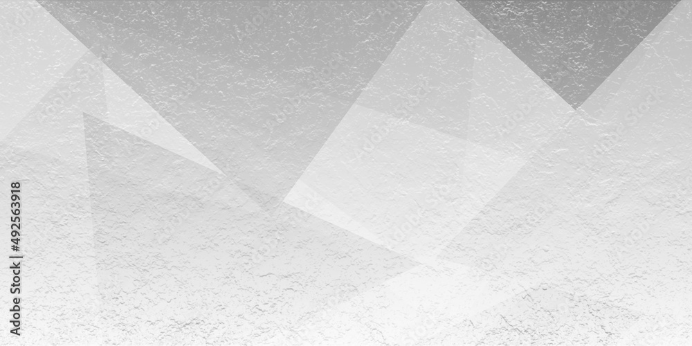 White paper texture. Background with triangles and rectangle shapes ...