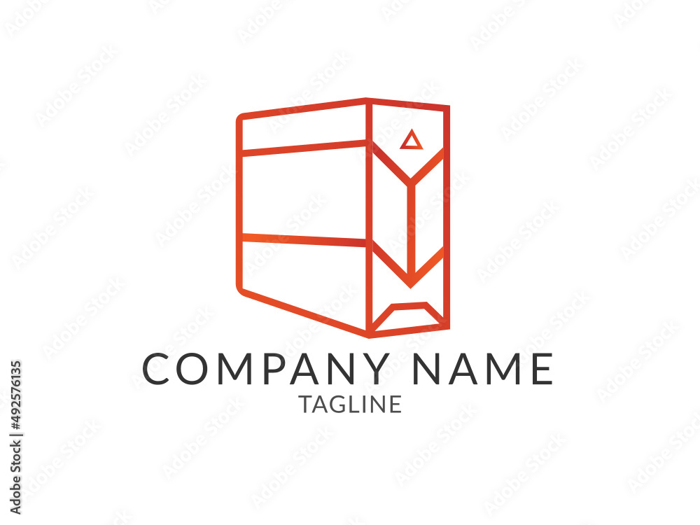 Gaming pc logo vector. gaming CPU. gaming desktop logo. CPU ...