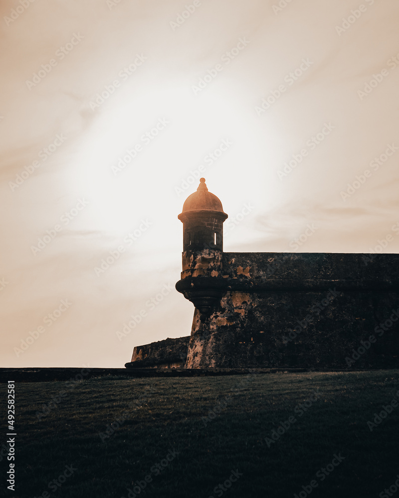 Puerto Rico San Felipe castle Garita structure fortress design at ...