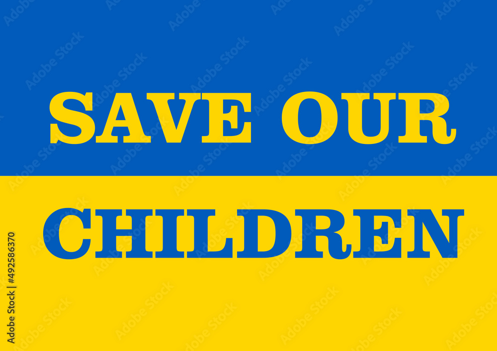 We love Ukraine, Peace to the World, All united for Ukraine, Slava ...