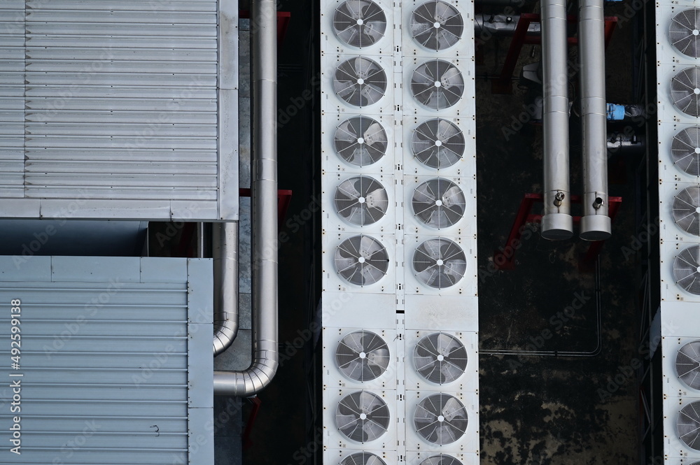 View from the top of tall buildings can see old commercial Air ...