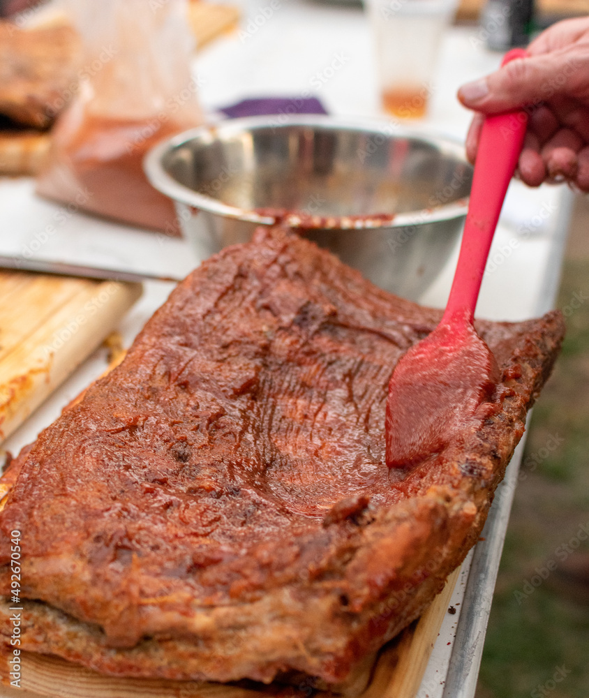 costillas de cerdo a la bbq costillas a la barbecue bbq costillas de ...