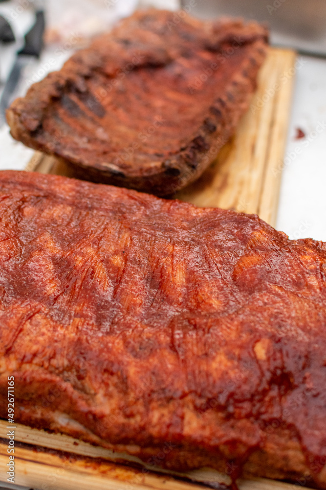 costillas de cerdo a la bbq costillas a la barbecue bbq costillas de ...