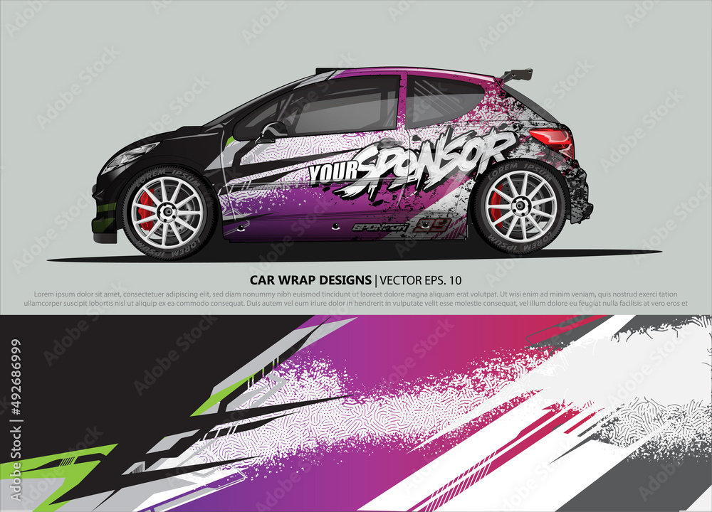 car graphic background vector. abstract lines vector with modern ...