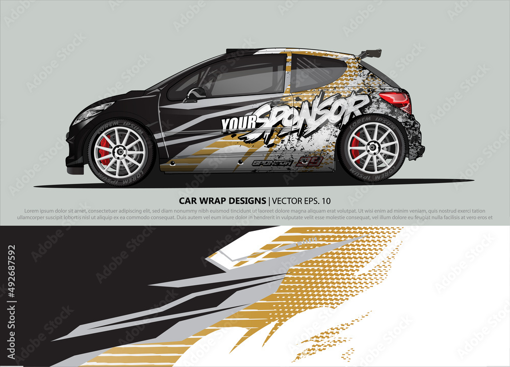 car graphic background vector. abstract lines vector with modern ...