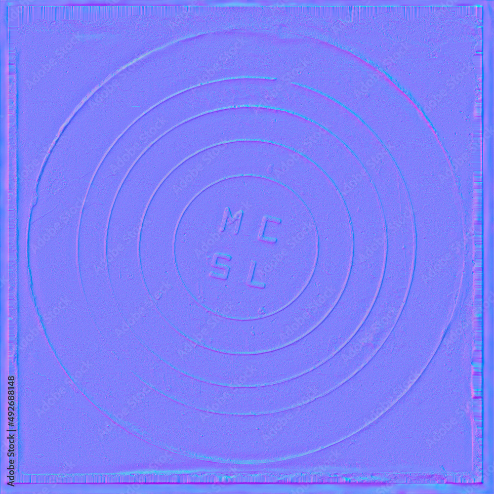 normal map, manhole cover ilustração do Stock | Adobe Stock