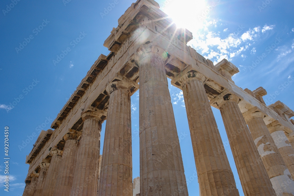アテネ・アクロポリスのパルテノン神殿 Stock Photo | Adobe Stock
