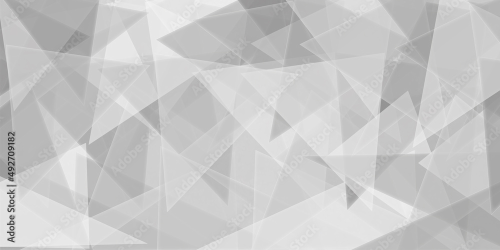 white and grey background. space design concept. Minimal geometric ...