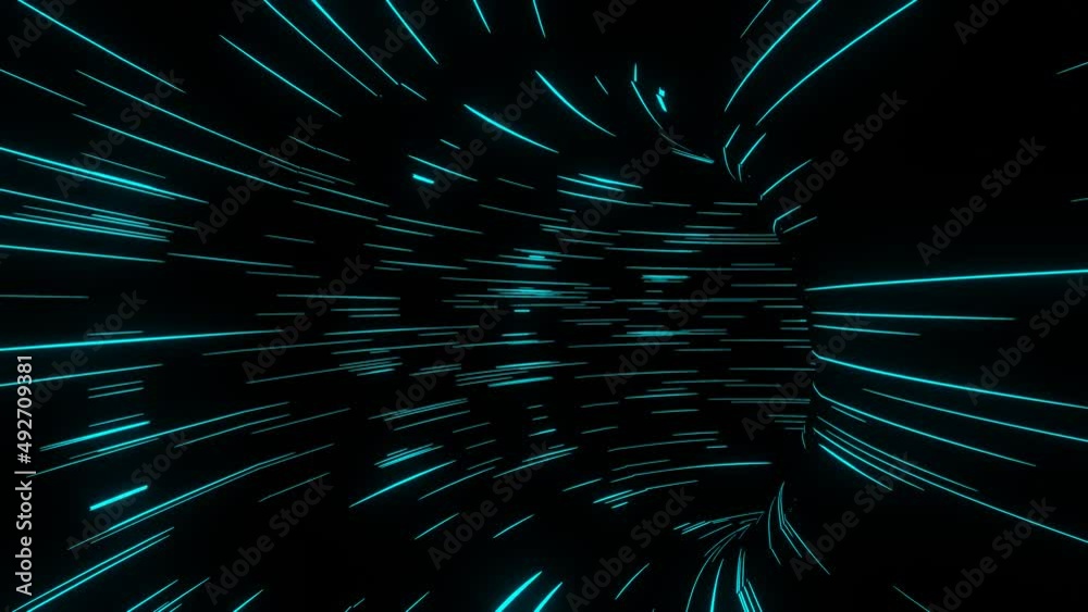 Blue line motion energy loop video background Stock Video | Adobe Stock