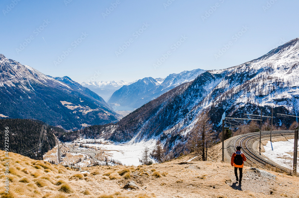 Poschiavo, Bernina, Val Poschiavo, Alp Grüm, Lago di Poschiavo ...