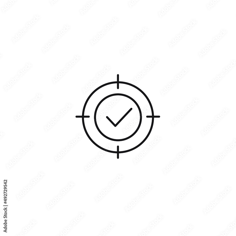 focus on task icons symbol vector elements for infographic web Stock ...
