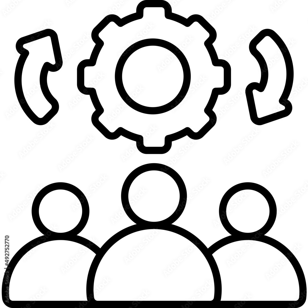 key resources outline icon Stock Vector | Adobe Stock