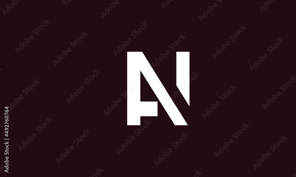 Alphabet letters Initials Monogram logo AN, NA, A and N Stock Vector ...