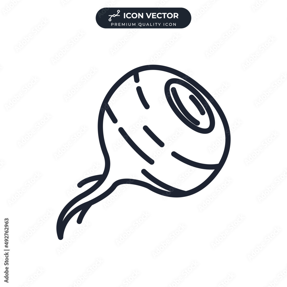 Vetor de peru maca icon symbol template for graphic and web design ...