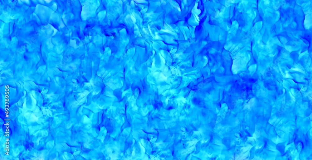 Blaze blue fire flame texture background. Fire with black smoke and ...