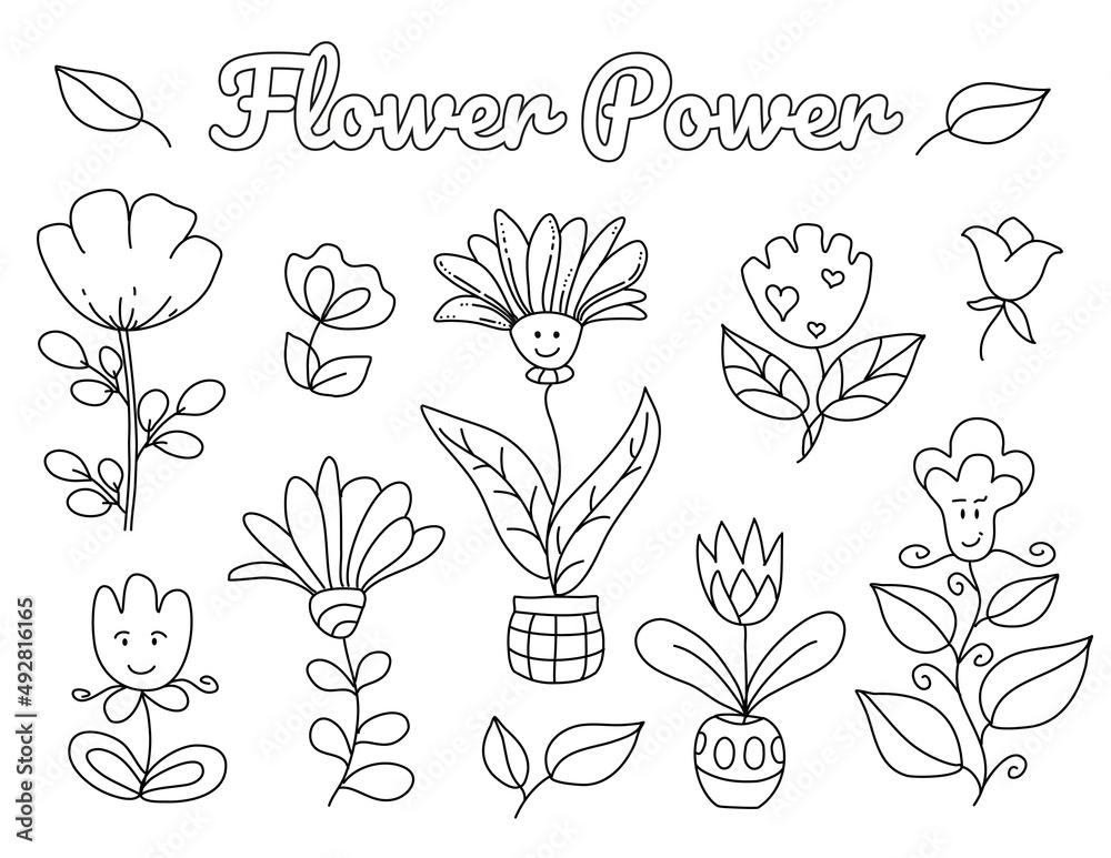 Positive, Inspirational Hand drawn coloring pages for kids and adults ...