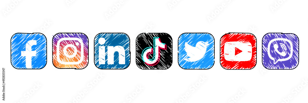 Hand Drawn Twitter Icons