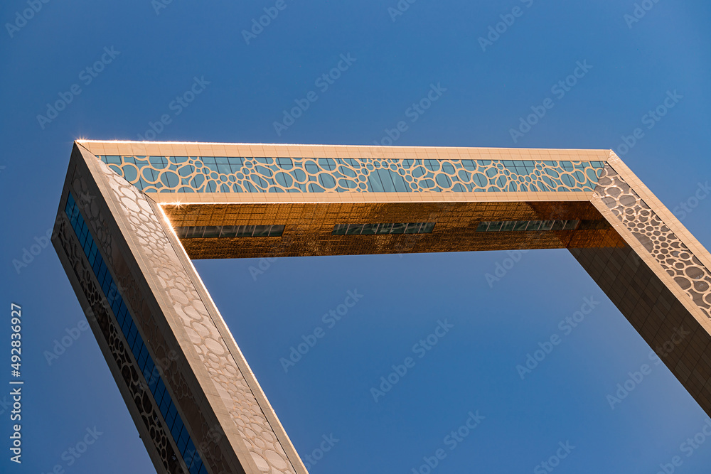 DUBAI; UNITED ARAB EMIRATES - November 08; 2021: Dubai Frame - Museum ...