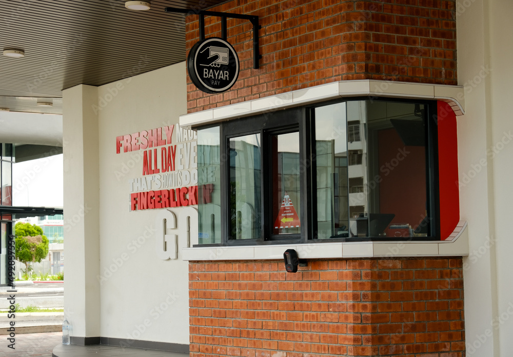 "Setia Alam, Malaysia- Circa March, 2022: A picture of drive thru ...