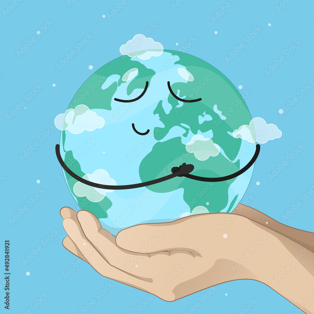 Earth Day And World Environment Day Conceptearth Day World Earth Day Planet Protection
