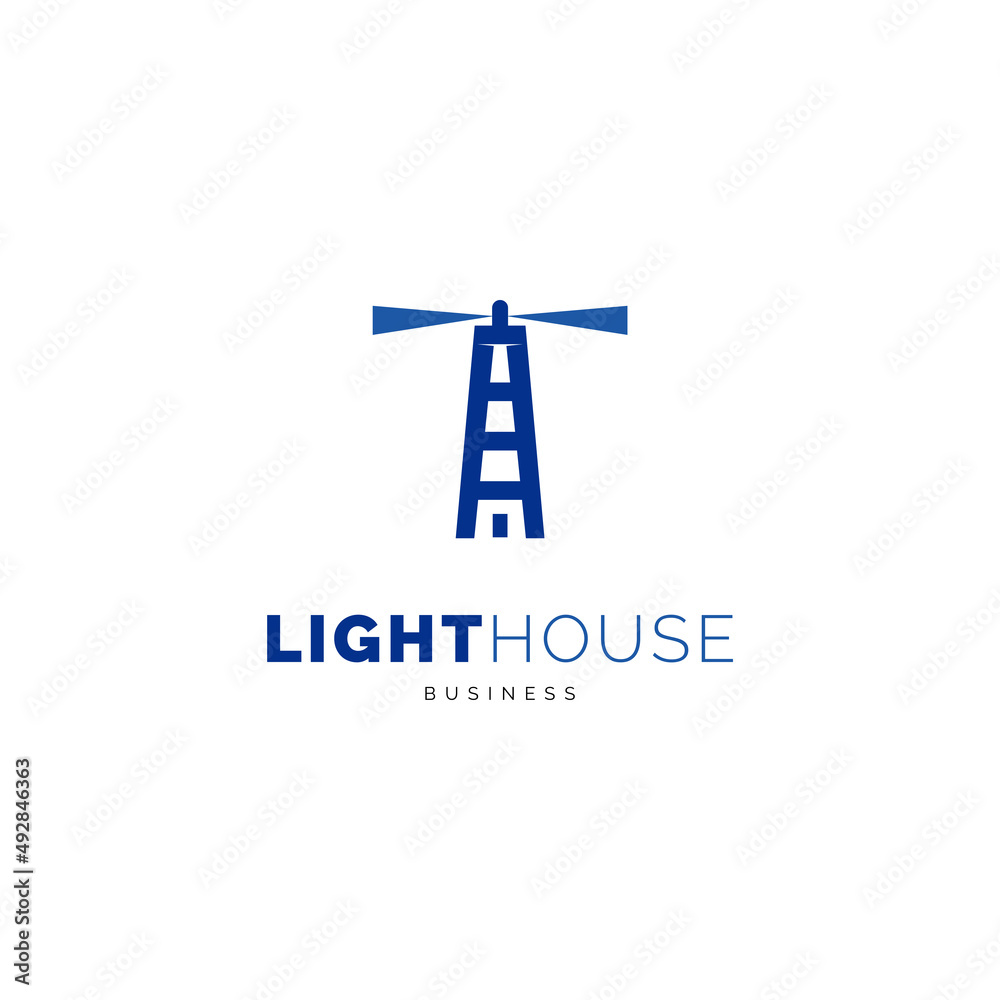 Lighthouse icon logo design inspiration Stock Vector | Adobe Stock