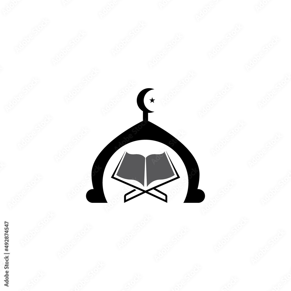 Quran logo Stock Vector | Adobe Stock