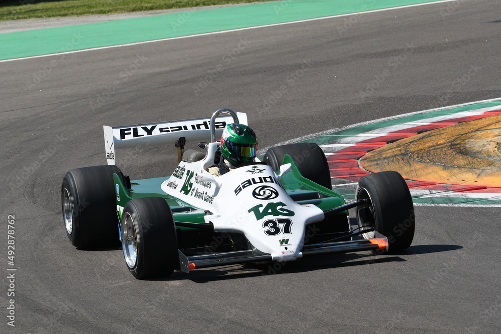 21 April 2018: D'Ansembourg, Christophe BE run with historic 1981 F1 ...