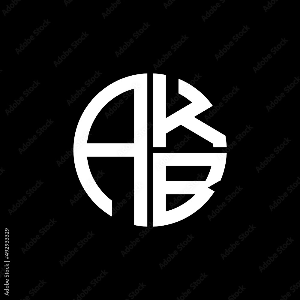 AKB logo AKB icon AKB vector AKB monogram AKB letter AKB minimalist AKB ...