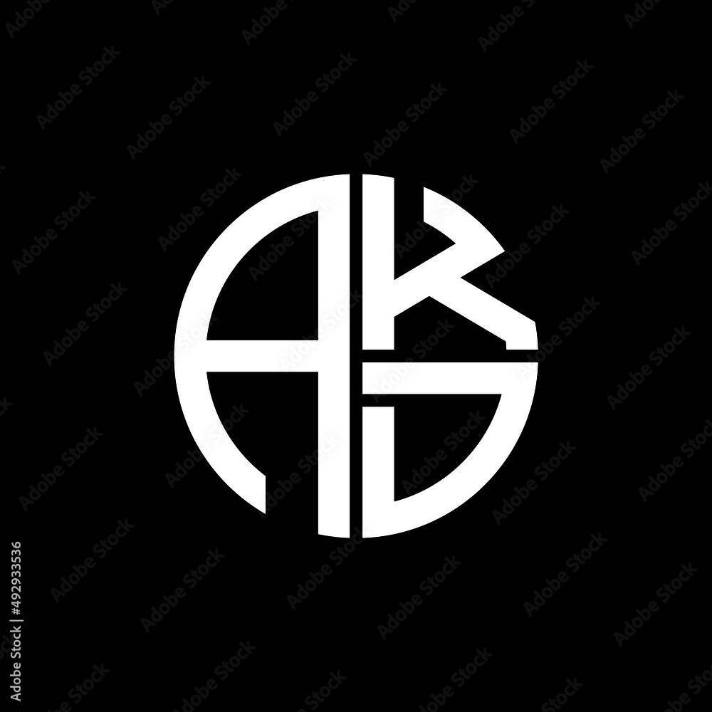 AKD logo AKD icon AKD vector AKD monogram AKD letter AKD minimalist AKD ...