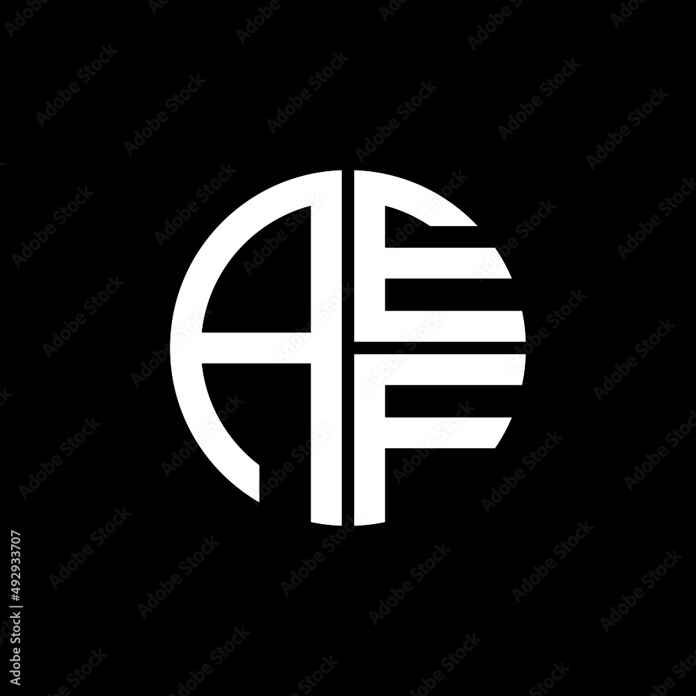 Vecteur Stock AEF logo AEF icon AEF vector AEF monogram AEF letter AEF ...
