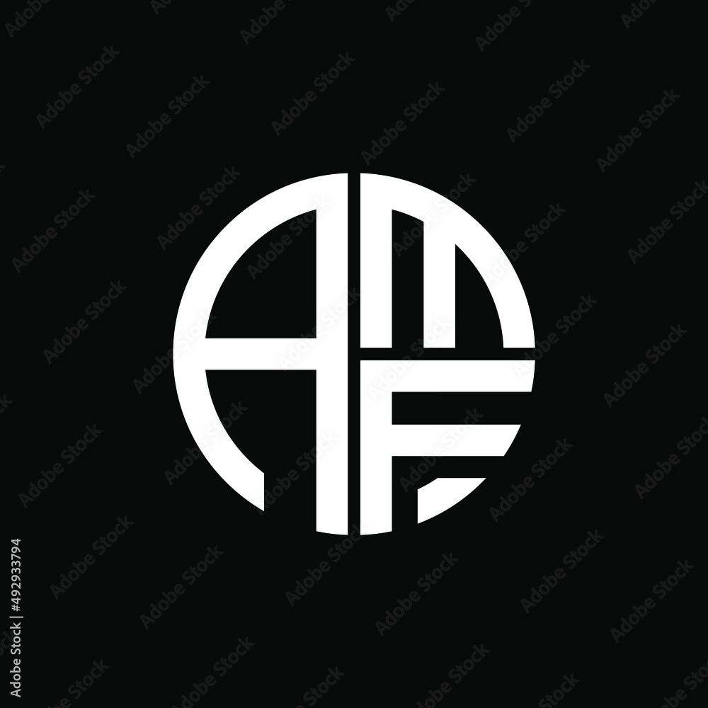 AMF logo AMF icon AMF vector AMF monogram AMF letter AMF minimalist AMF ...