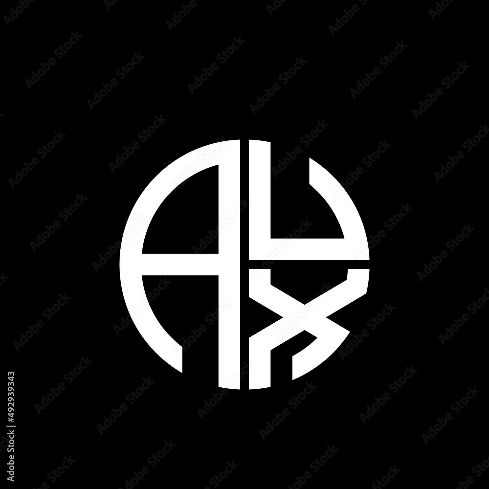 AUX logo AUX icon AUX vector AUX monogram AUX letter AUX minimalist AUX ...