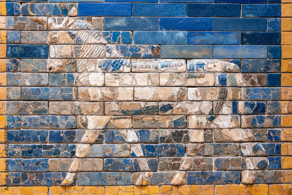 Photo & Art Print blue-tiled Ishtar Gate, Iliya Mitskavets