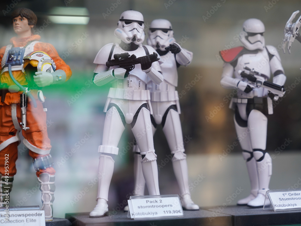 Star Wars Storm Trooper white figurine character toy StarWars in ...