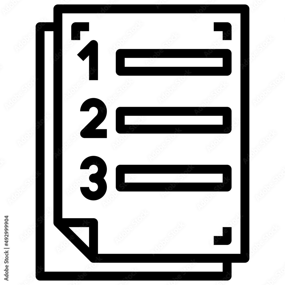 NUMBER line icon,linear,outline,graphic,illustration Stock Vector ...