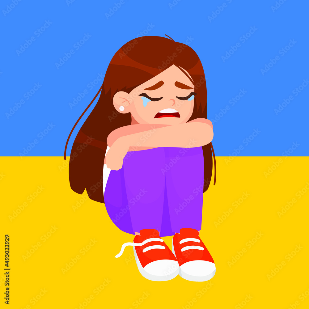 Protection of children and the flag of Ukraine. Save the lives of our ...