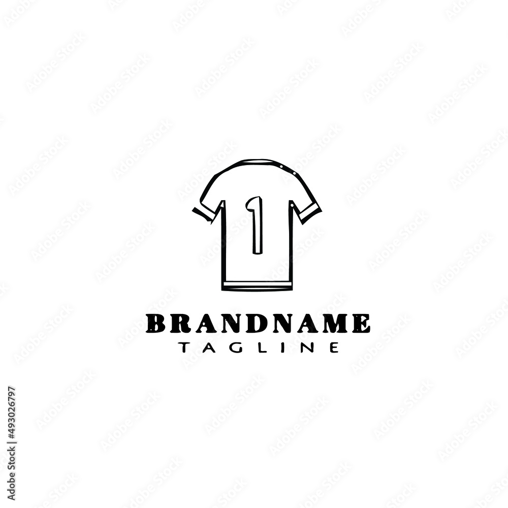 jersey logo template icon design vector illustration Stock Vector ...