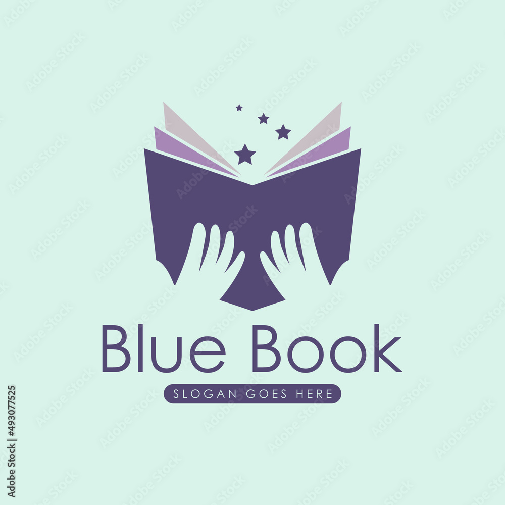 Book Logo Design Concept Vector. Book Logo Template Vector Stock Vector ...