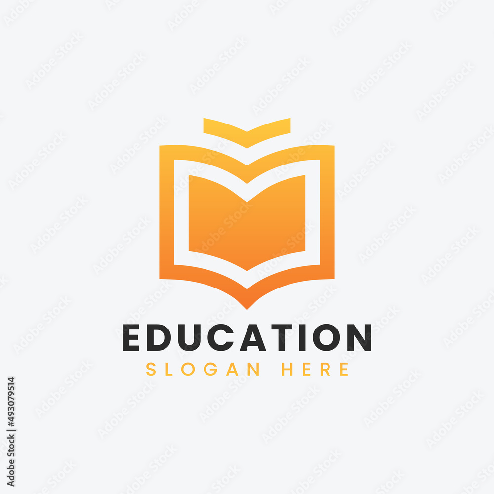 Educational logo design vector, creative educational logo design ...