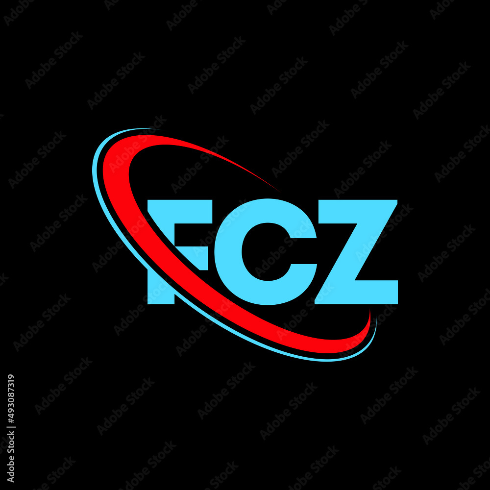 FCZ logo. FCZ letter. FCZ letter logo design. Initials FCZ logo linked ...